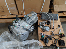 Zongshen ZS190, 190cc 2 Valve Engine 5 Speed Manual Kick and Electric ...