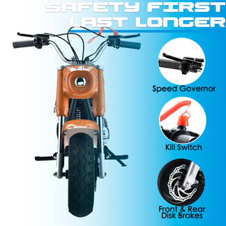 SYX MOTO MT-7 40cc 4 Stroke Mini Cruiser Motorcycle Dirt Bike