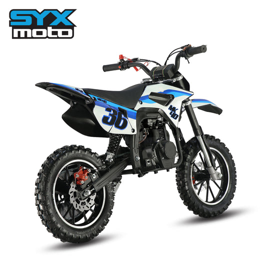 SYX MOTO MK 40cc 4 Stroke Pull Start Mini Dirt Bike Off Road
